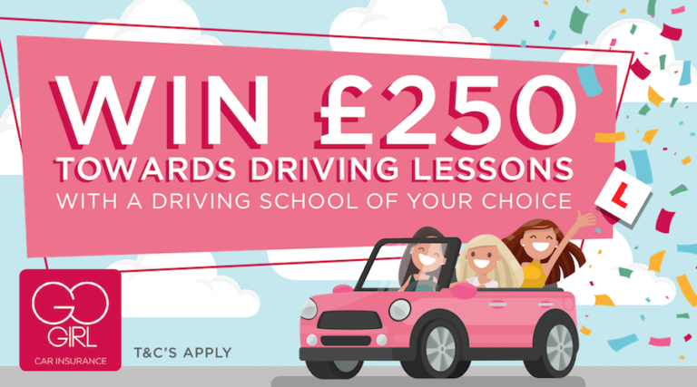 Win £250 towards Driving Lessons - Go Girl Car Insurance
